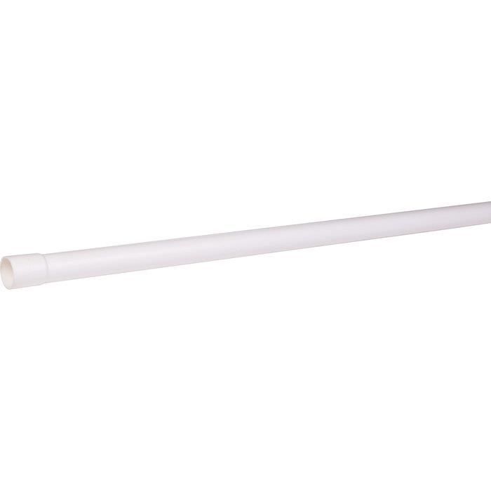 Tube PVC rigide IRL - LEGRAND - 25 mm - Blanc - Droit - Cdiscount Bricolage