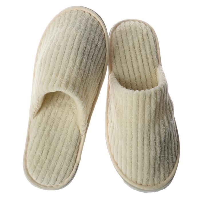 Chausson Hotel Jetable Pantoufle Maison Chausson Invité Antidérapant ...