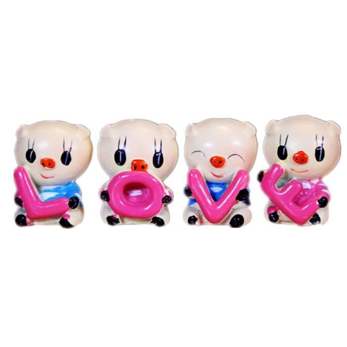 4pcs petit cochon décor de bureau mini créatif mignon de pour magasin ...