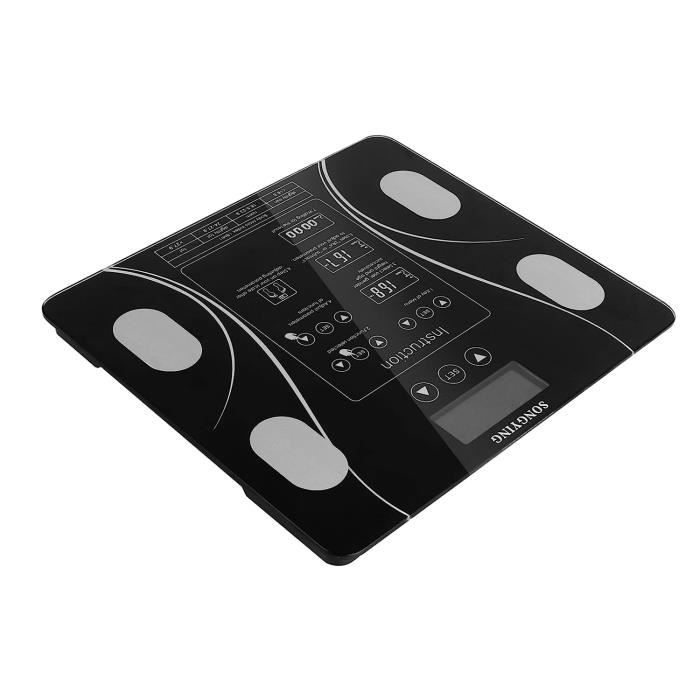 INOOMP Balance De Poids Smart Digital Scale Fat Scale Noir Pesant L ...