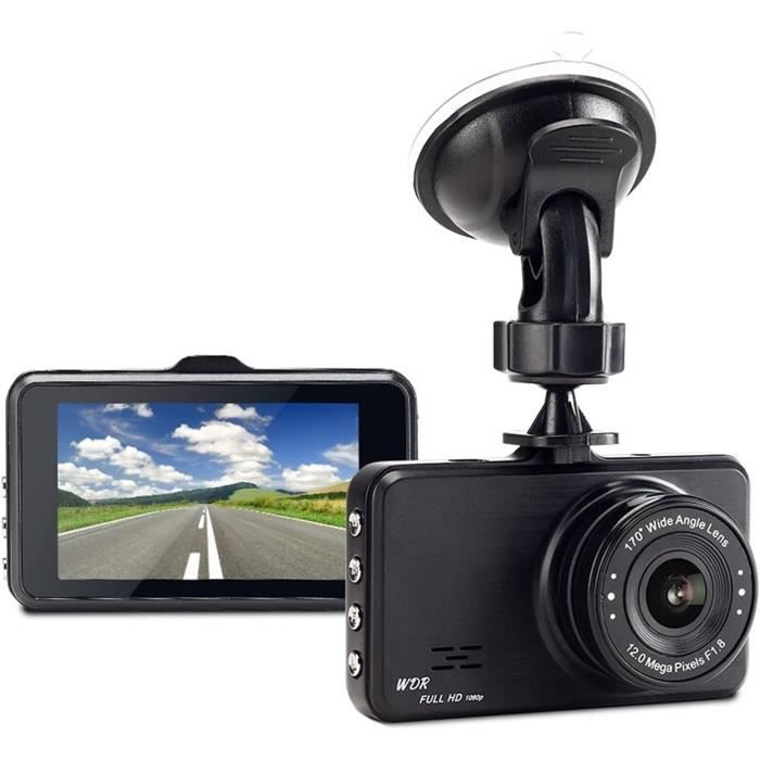Caméra de tableau de bord Voiture de 3 pouces Dash Cam DVR Magnétoscope ...