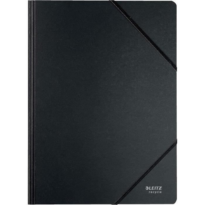 Leitz A4 Pochette en Carton avec Bande Élastique, Capacité 250 Feuilles ...