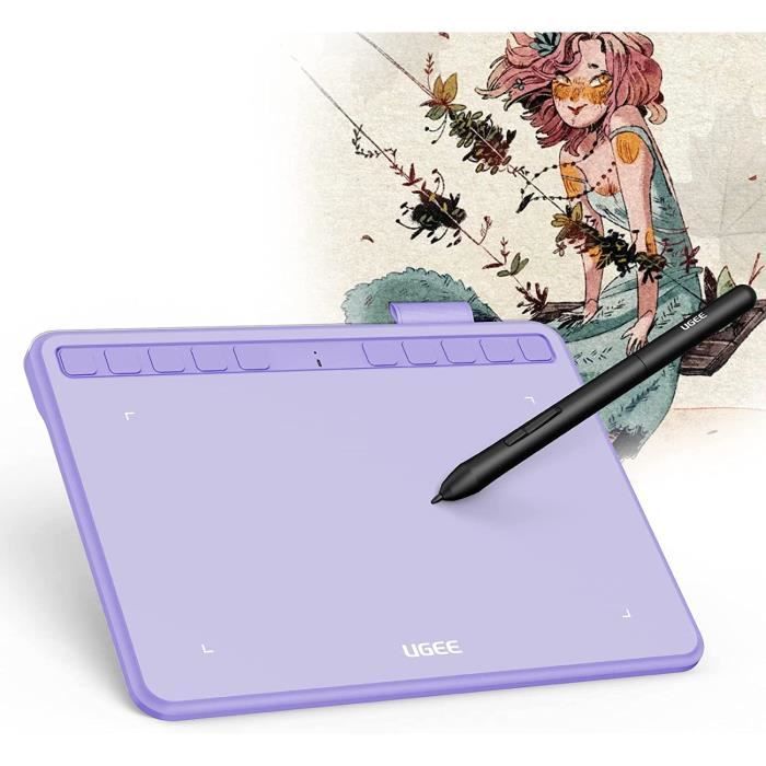 Tablette Graphique UGEE S640 6x4 Pouces avec 10 Touches de Raccourci ...
