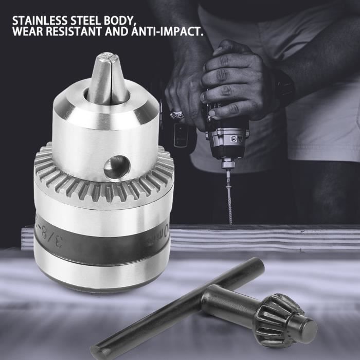 Tbest Mandrin de perçage Mini mandrin de perceuse de type clé de 1,0 à ...