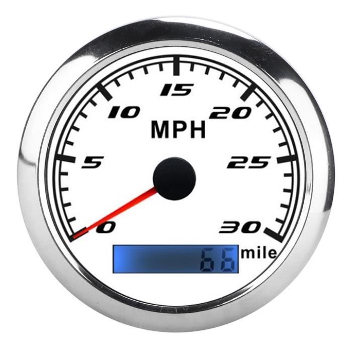 Vvikizy-Compteur de vitesse 30 MPH Compteur de vitesse GPS universel ...