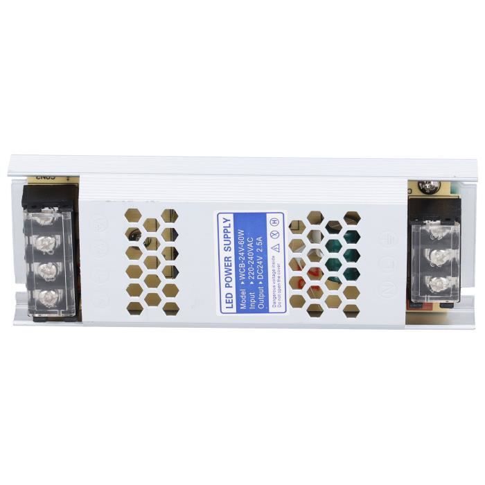 Alimentation LED - YOSOO - UltraThin Long - 60W - Alliage d'aluminium ...