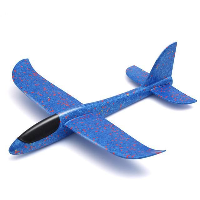 Mousse avion,Blue--Avion à Lancer à la Main en EPP de 35cm pour Enfant ...