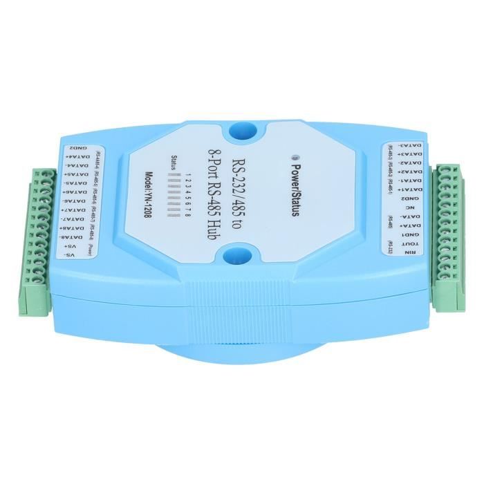 Répéteur RS485 RS485 Hub DC 924V RS485 Hub RS485 Répéteur 8 Ports RS232 ...