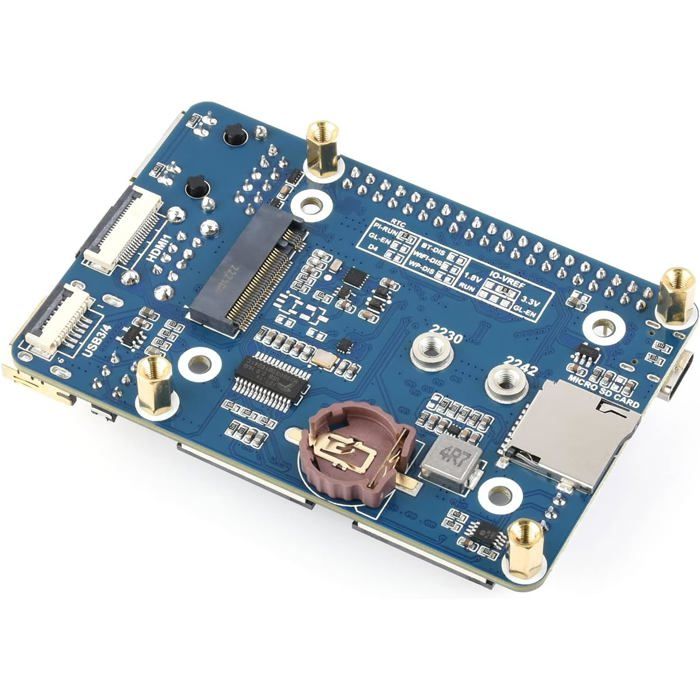 Waveshare Mini Base Board Designed for Raspberry Pi Compute Module 4 ...