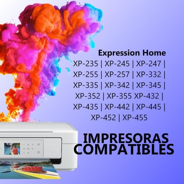 Lot De 10 Cartouches D'Encre Compatibles 29 Xl Pour Imprimante Epson Expression Home Xp-235 Xp ...