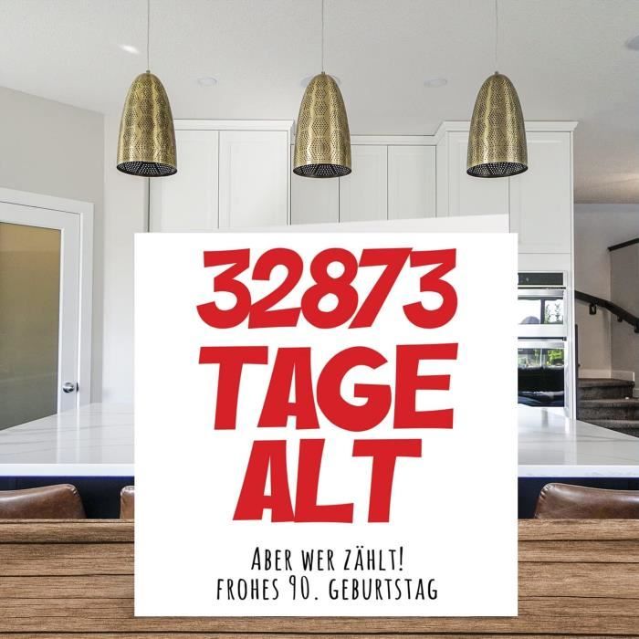 Carte D'Anniversaire Humoristique 90 Ans Pour Garçon Et Fille - 32873 ...