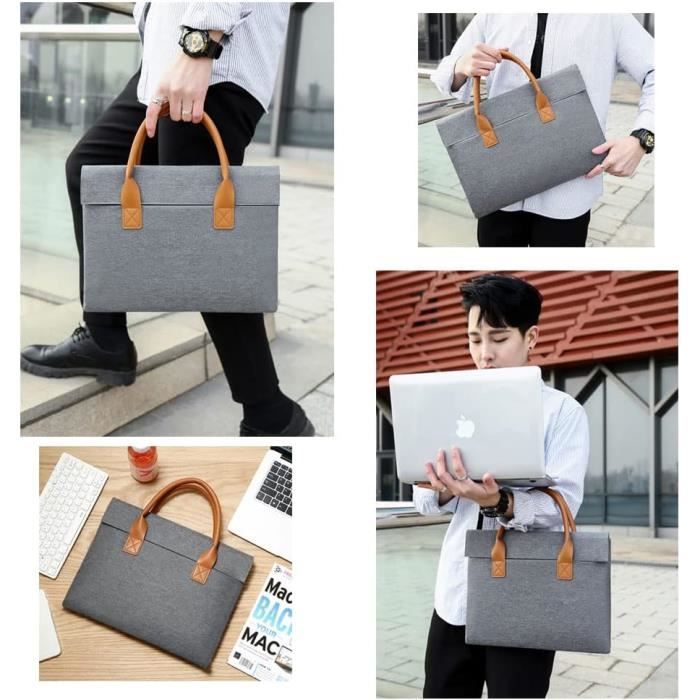 Sac Pc 15,6 Pouces Pochette De Tablette Sac À Main Porte-Document ...