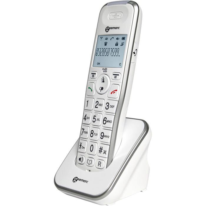 Amplidect 295 Duo - Téléphone Amplifié Sans Fil Et Son Combiné ...