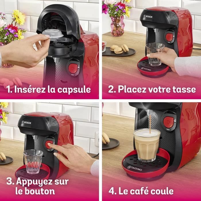 Bosch TAS1003 Machine à Café Tassimo Happy, plus de 40 boissons chaudes ...