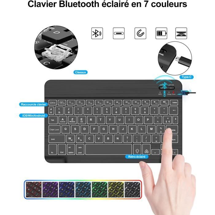 Clavier Samsung Galaxy Tab A9 Plus - Clavier Pour Samsung Galaxy Tab A9 ...