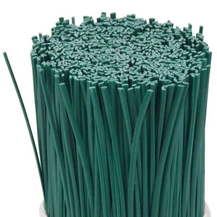 WE05085-Fil de fer torsadé de jardinage. 100 pièces. attaches de câble ...