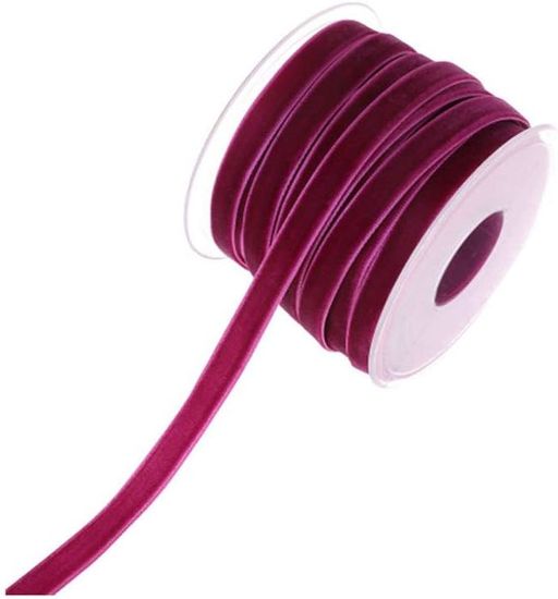 Ruban de Velours Bricolage Sangle Décorative Flocage Bande de Ruban ...