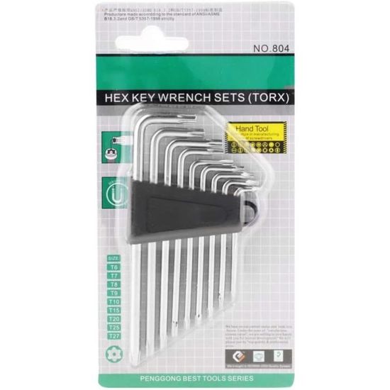 Clé Hexagonale Définie Métrique - Z3544 - Petite Étoile - 9Pcs ...