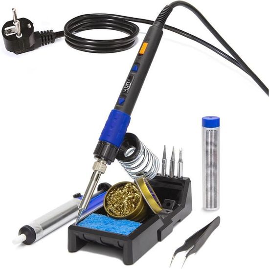 HFIENT-928D-III Fer à souder set avec fonction de stabilisation de la température et affichage ...