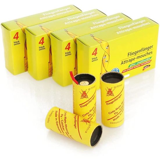 ® 16x Attrapes Mouches - Rouleau Attrape Mouche - Tue Mouche - Anti ...