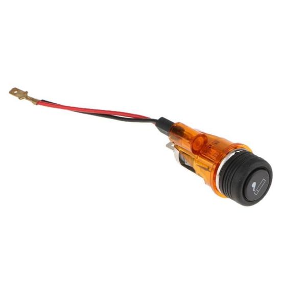 Allume-Cigare De Voiture Prise D'Alimentation 12V Avec Lumière 2.8mm ...
