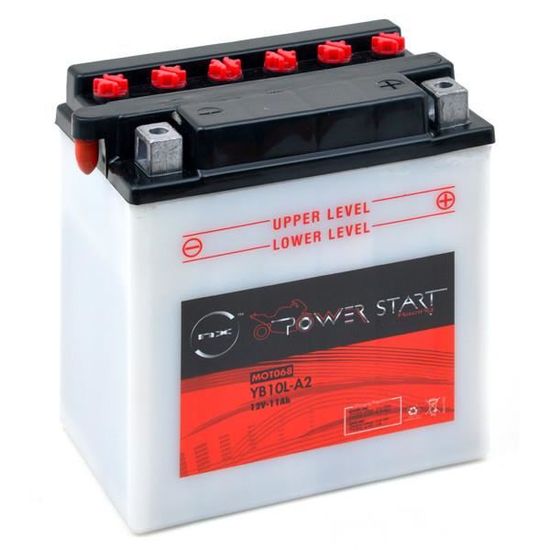 Batterie moto YB10L-A2 12V 11Ah - Batterie(s) - Cdiscount Auto