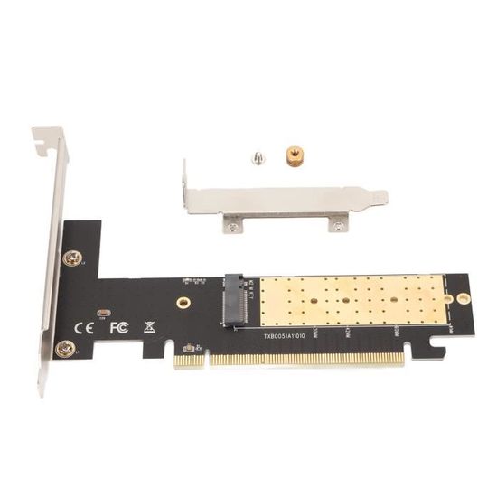 SALALIS Adaptateur M.2 NVMe vers PCIe 3.0 X16 32Gbps, SSD NVME ECCV 2230mm 2242 2260 2280mm ...