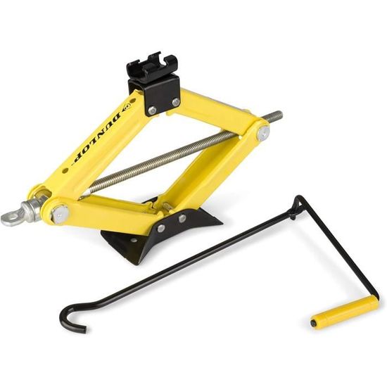 Dunlop Cric Voiture - Manuel - Puissance de Levage 1,5 Ton - Hauteur de ...