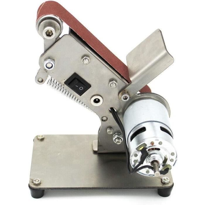 Mini ponceuse électrique à bande - Ponceuse de table avec moteur de ...