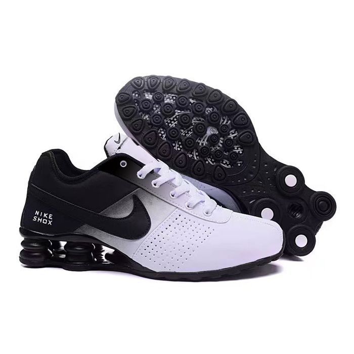Basket NIKE SHOX DELIVER Chaussure De Sports Homme NXM-183 noir blanc ...