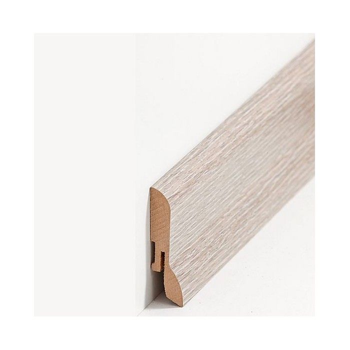 Plinthe MDF 20 x 60 x 2500 mm âme MDF filmée Plinthe by PROVISTON Chêne ...