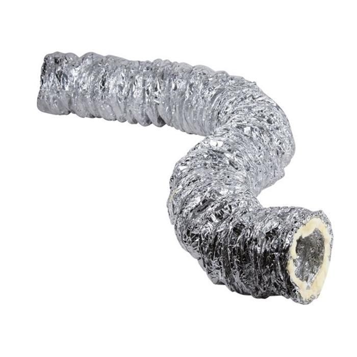 Conduit souple avec isolation phonique - Epaisseur 25 mm - Diamètre ...