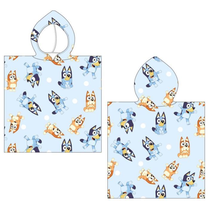 Poncho de Plage Bluey - cape de bain – Serviette séchage rapide 55x115 ...
