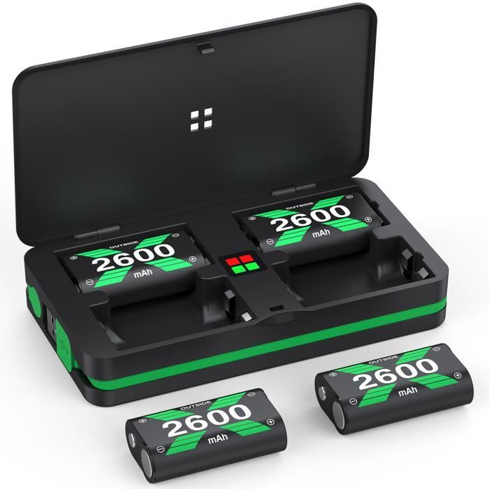 Piles Q226-4PCS - Pack de batterie aste Dinofire pour contrôleur Xbox ...