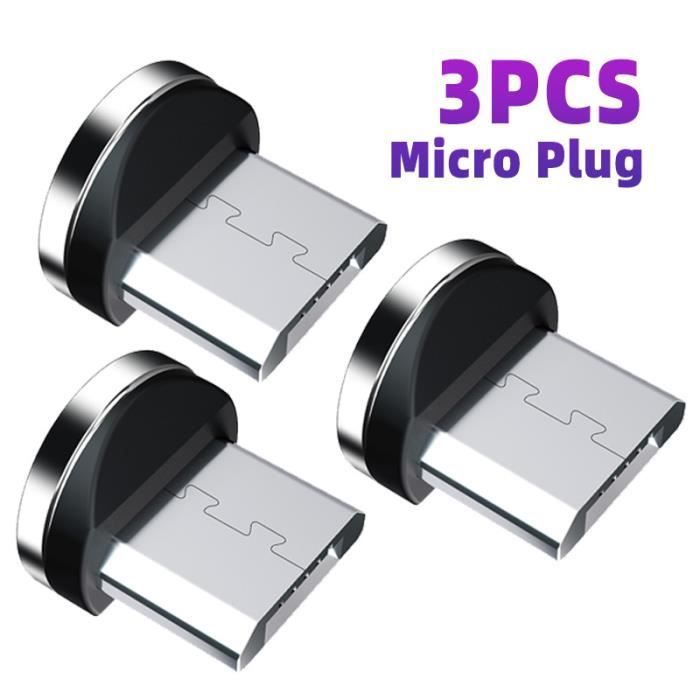 Taille de la prise micro 3pcs Connecteurs magnétiques à 2 broches de ...