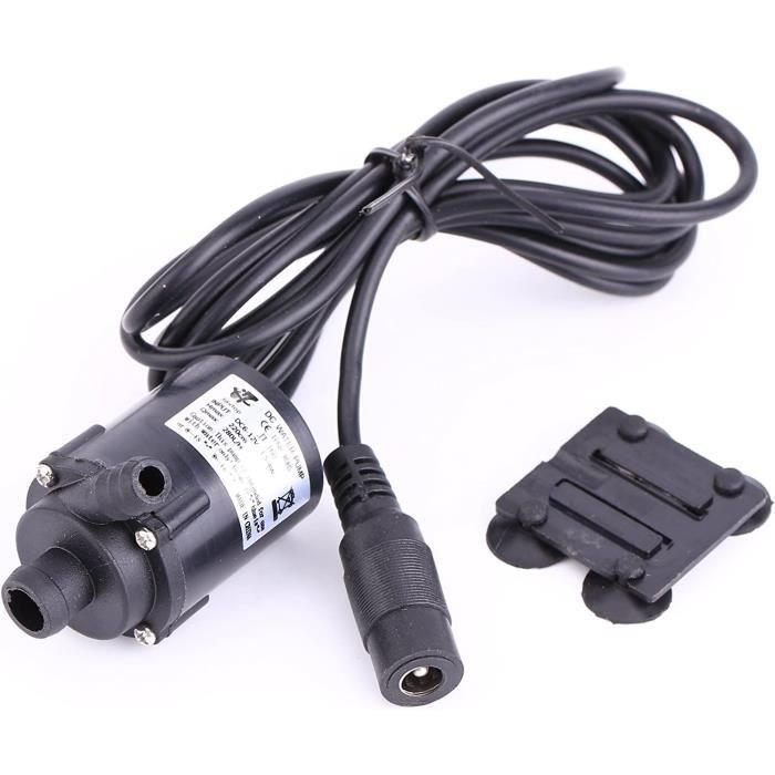 Pompe à eau à moteur DC 6V 12V Mini pompes à eau submersibles sans ...