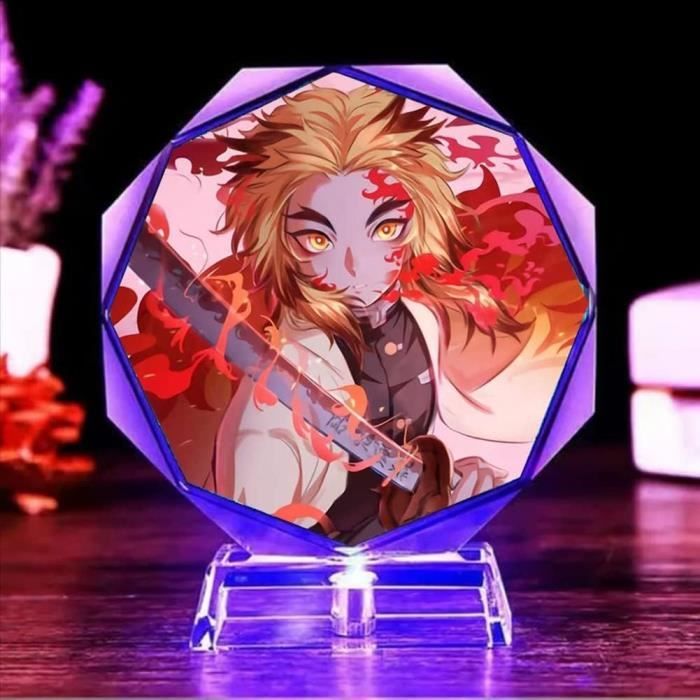 Kamado Nezuko Veilleuse 3D Led Tactile 7 Couleurs Lampe De Table Lampe ...
