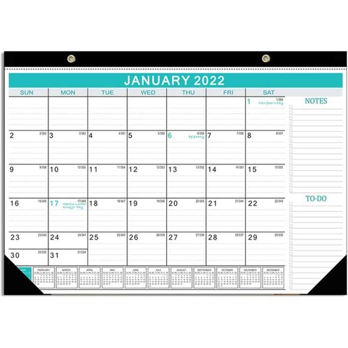 Calendrier Familial 2021 2022, Calendrier Mural, Calendrier De Bureau ...