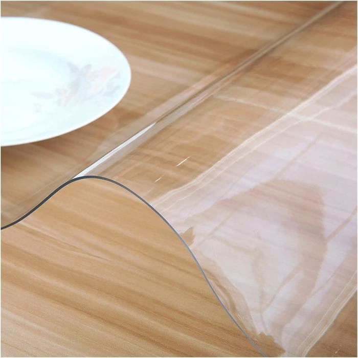 Pvc Nappe Film Cristal Imperméable,Nappe Transparente Écologique ...