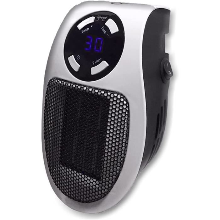 Chauffage soufflant électrique 500W Mini radiateurs en céramique Petit ...