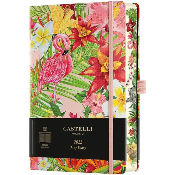 EDEN Flamingo Diary 2022 13 x 21 cm Journalier S-D Couverture rigide ...