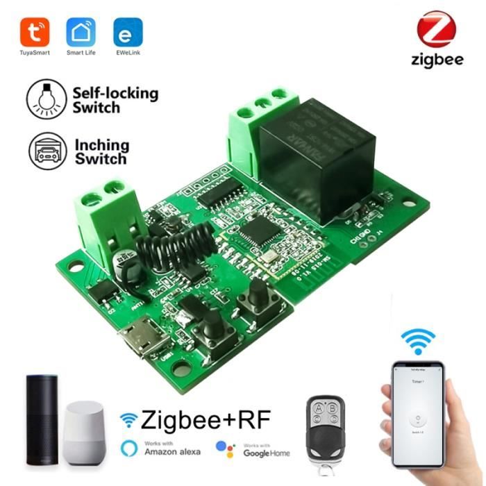 Module 1ch - Télécommande Zigbee intelligente, Module universel de commutation sans fil, DC5V ...