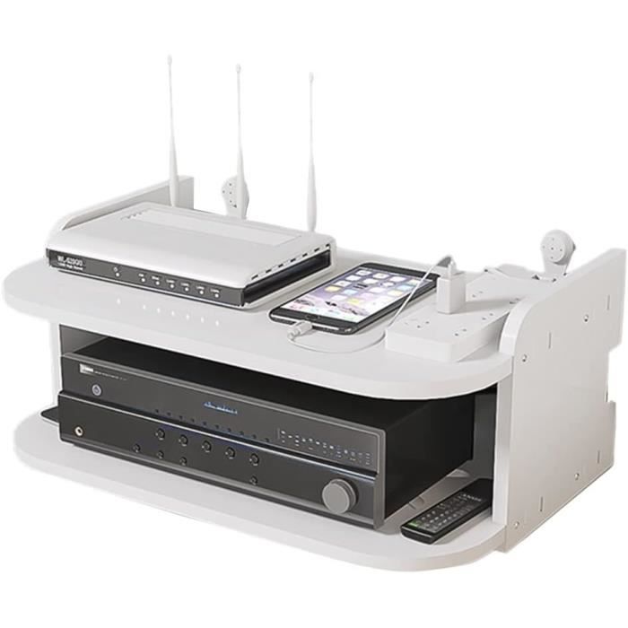 Étagères Murales Étagère De Rangement For Routeur Wifi, Support Mural ...