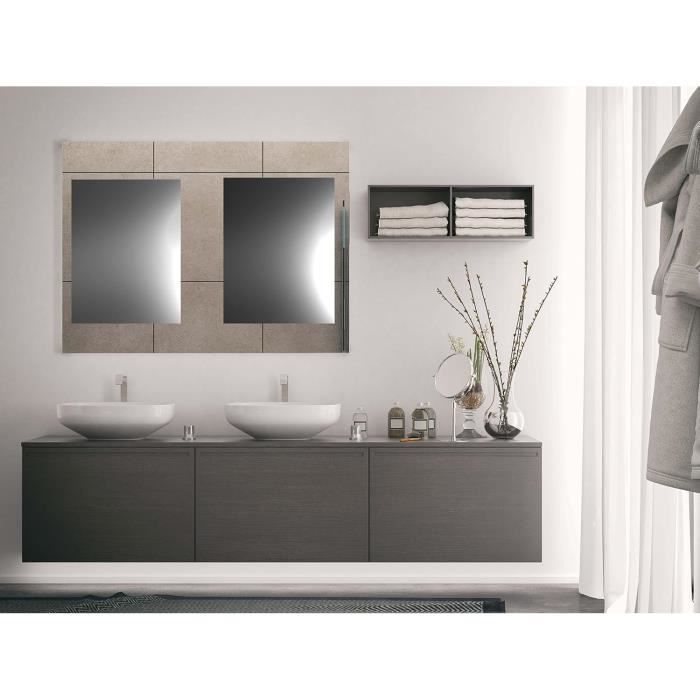 Miroir Mural En Verre 30 X 40 Cm 10002000[u2717] - Cdiscount Maison