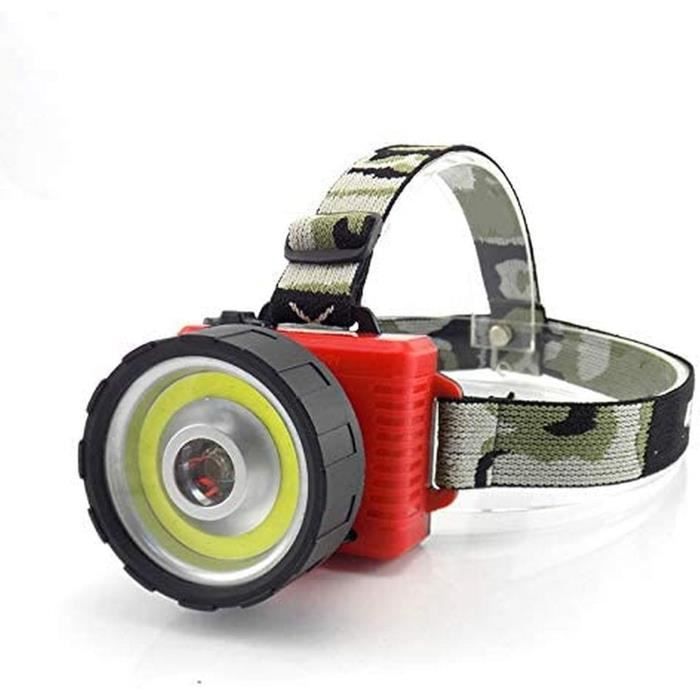 Phares 2 Voies Cob + Led Phare De Pêche Phare Lampe De Poche Haute ...
