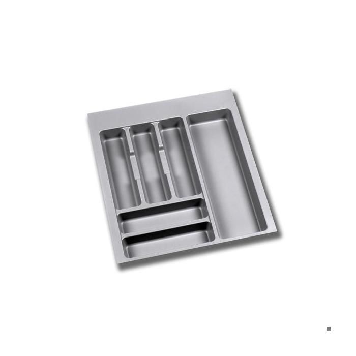 Range-couverts - Emuca - Optima - Plastique gris - 500 mm - Universel ...