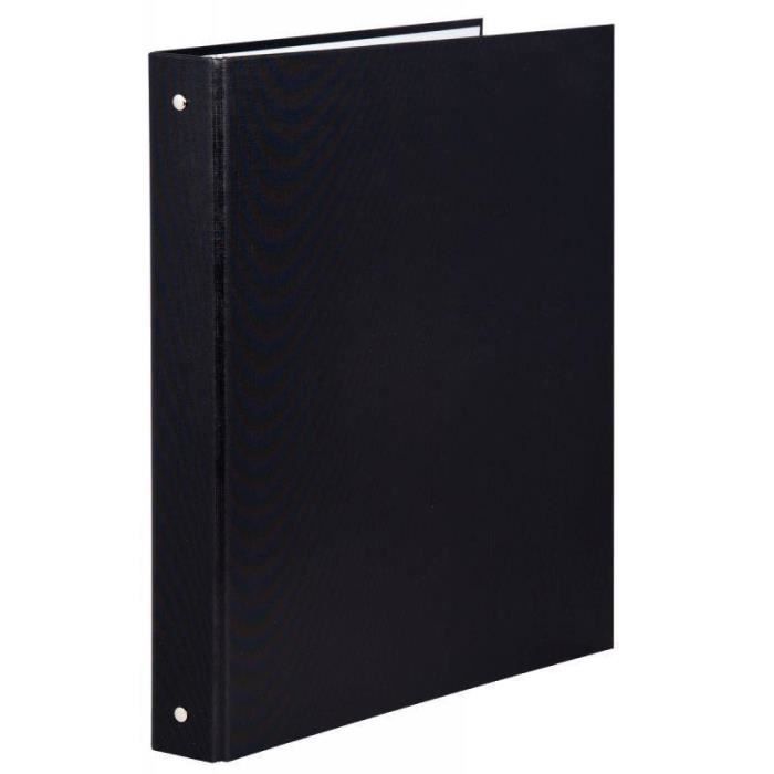 Classeur rigide 4 anneaux A4 dos 4 cm noir - Cdiscount Beaux-Arts et ...