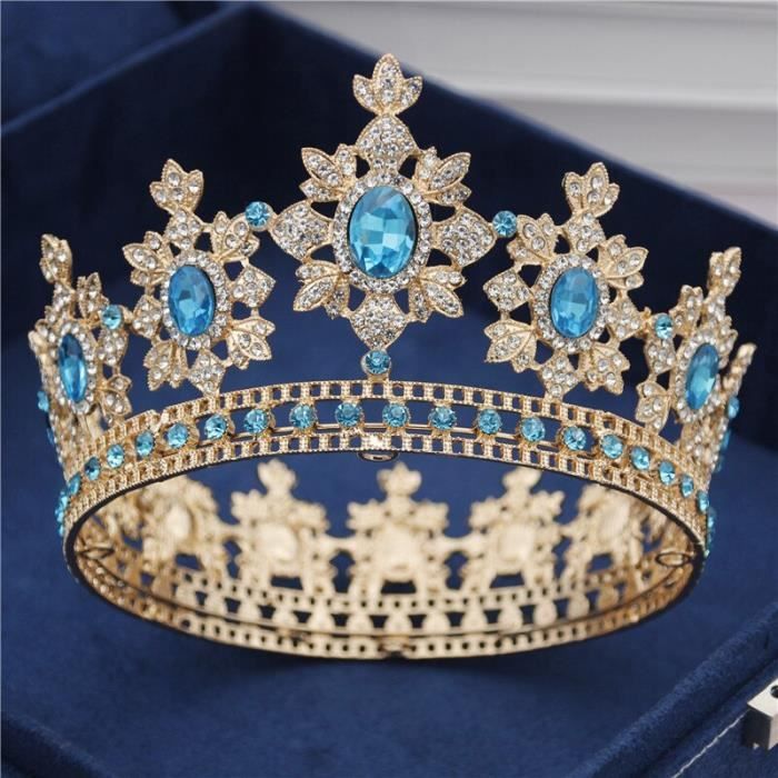 DIADEME Couronne de luxe roi Royal de mariage diadème de mariée et ...
