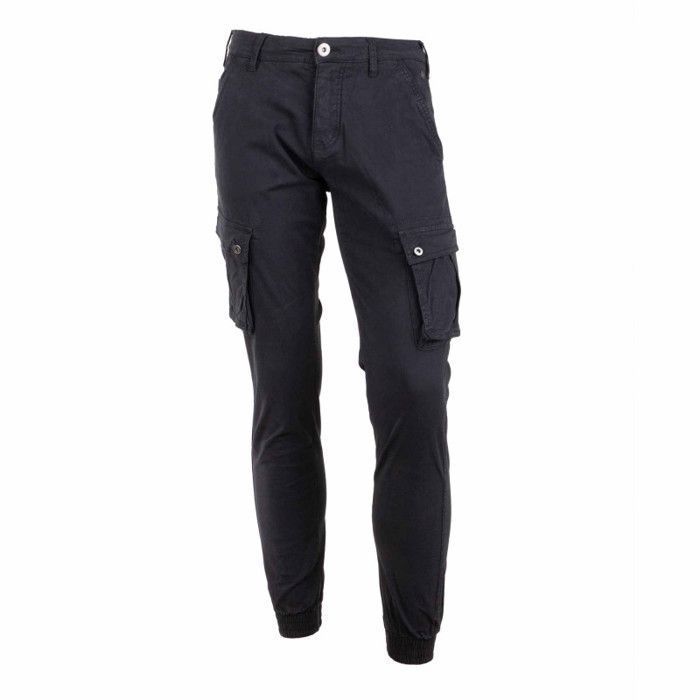 Pantalon Cargo Tanera Noir La Maison Blaggio Homme Coupe Cargo