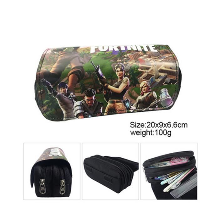 Fortnite Trousse,Fortnite Battle Royale Double-Layer Grande Capacité ...
